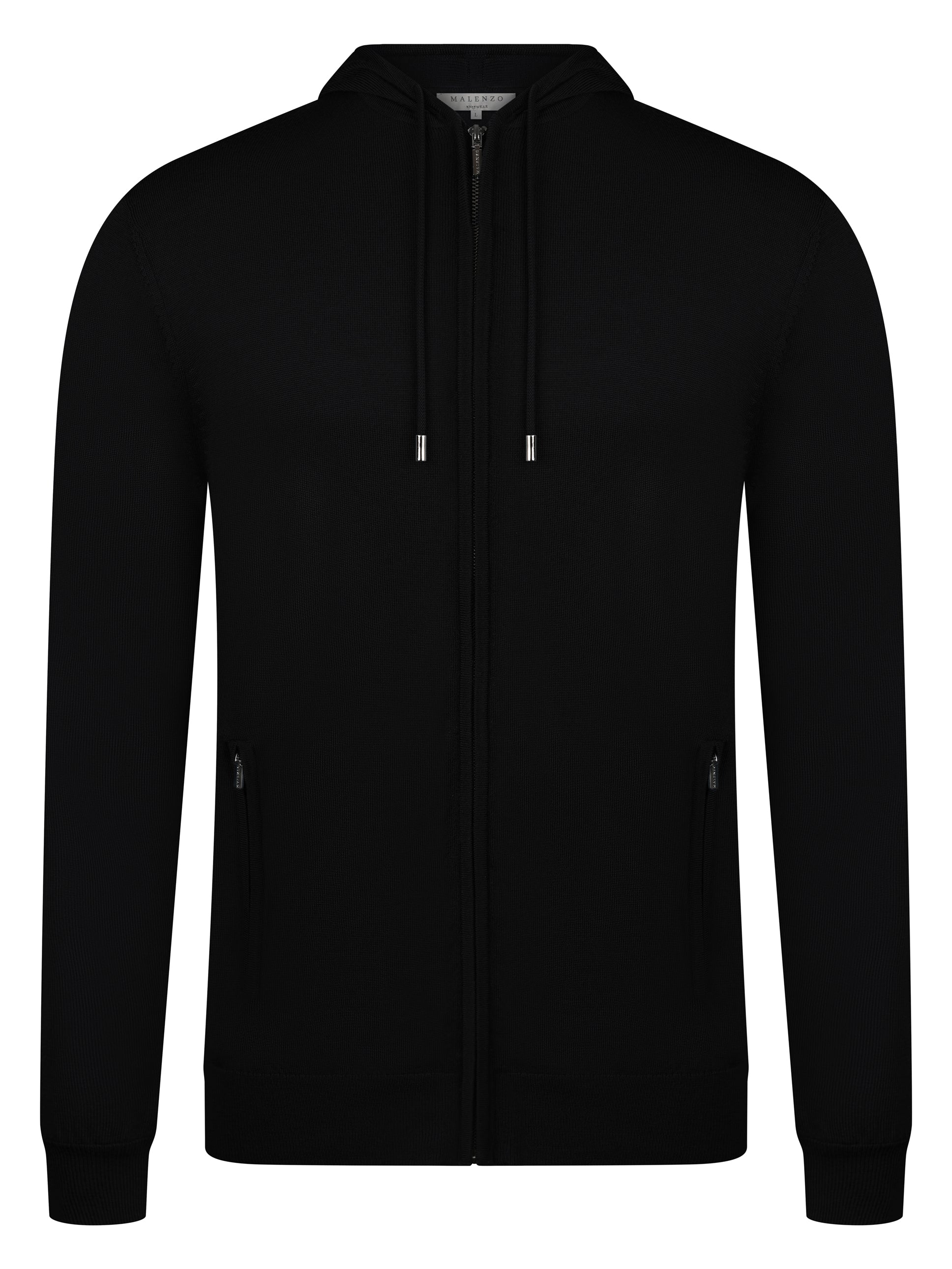 Malenzo Ravenna Black Zip Hoody – Maze Clothing